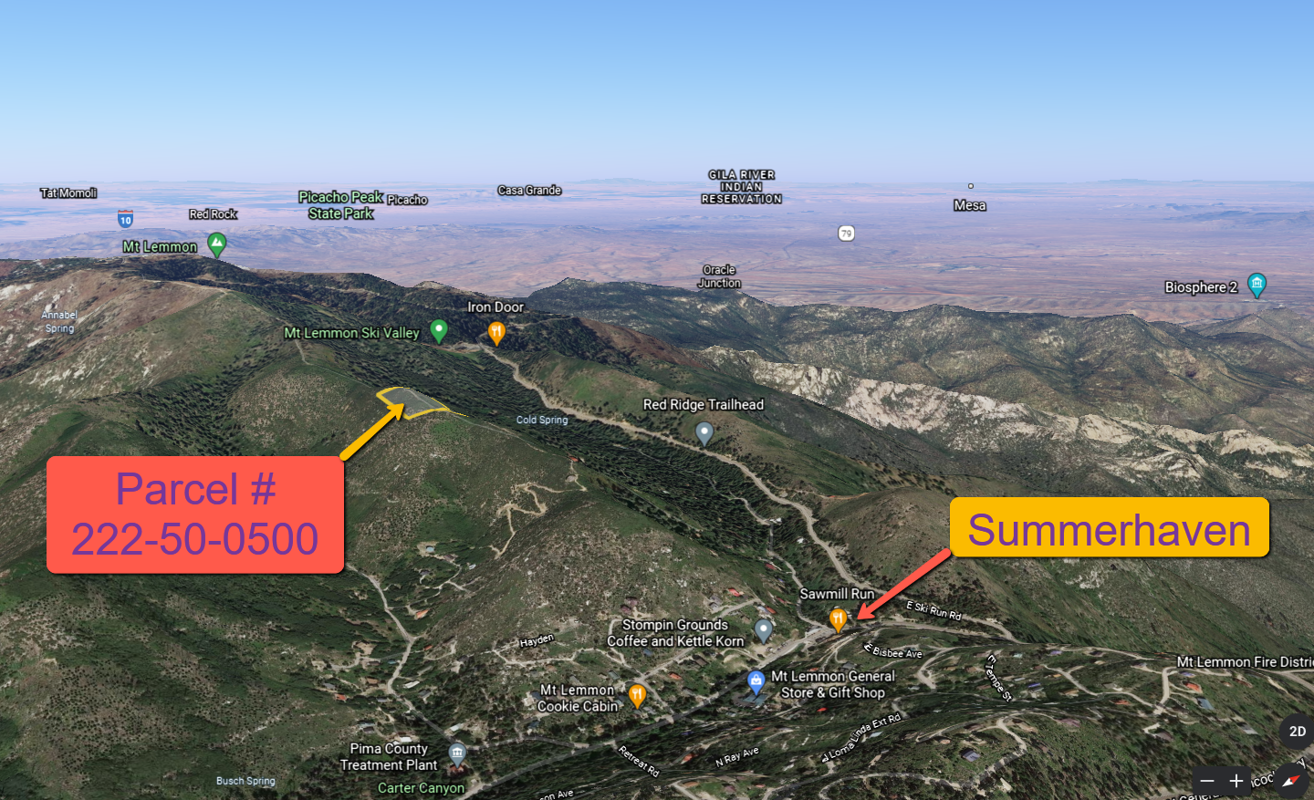 Amazing opportunity to own 4 acres on top of Mt. Lemmon near Ski Valley ...