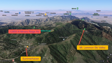 Amazing opportunity to own 4 acres on top of Mt. Lemmon near Ski Valley ...